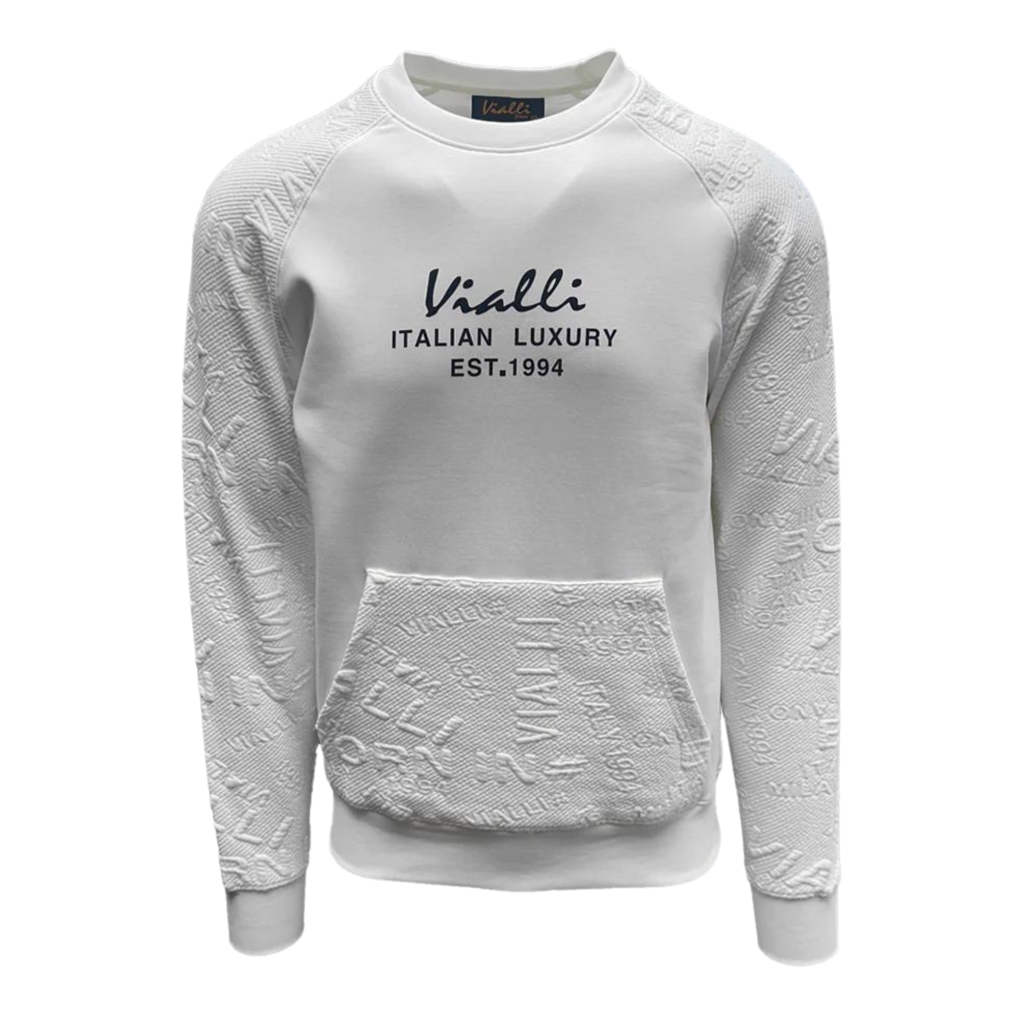 Vialli Off Wht Gallaxy Sweater - G-10 Exclusive Wear